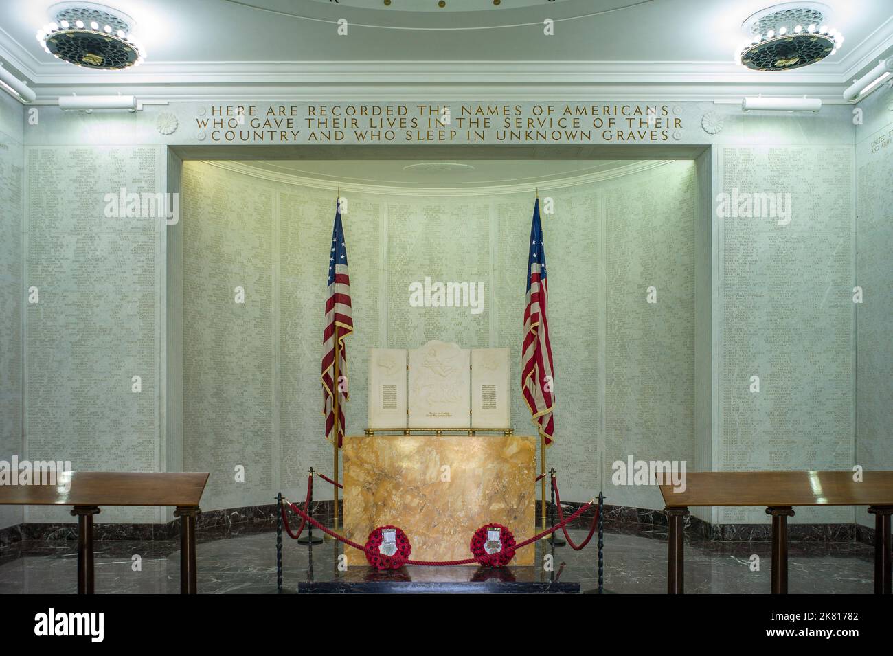 The World War II Sicily-Rome American Cemetery and Memorial site in ...