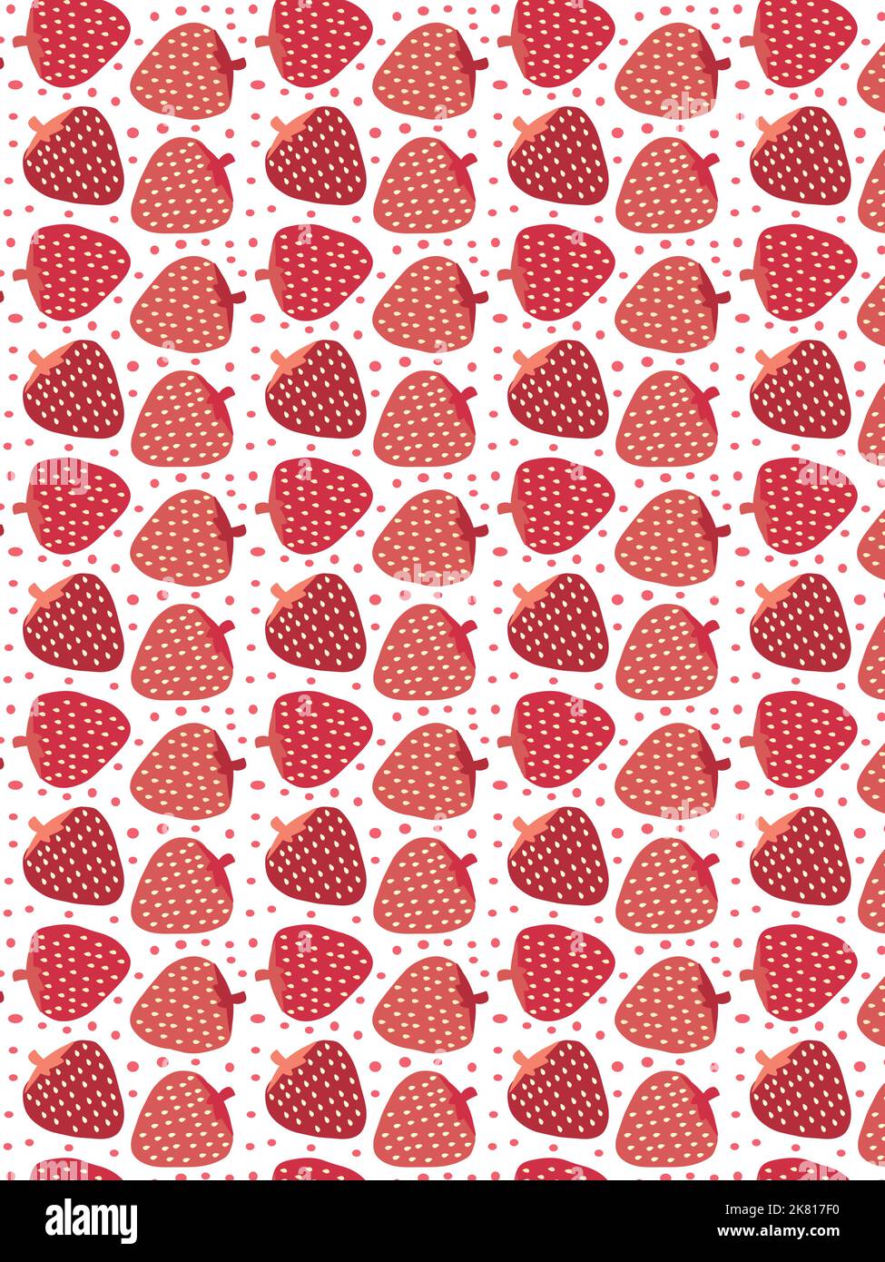 Closeup fresh strawberries Stock Vector Images - Alamy