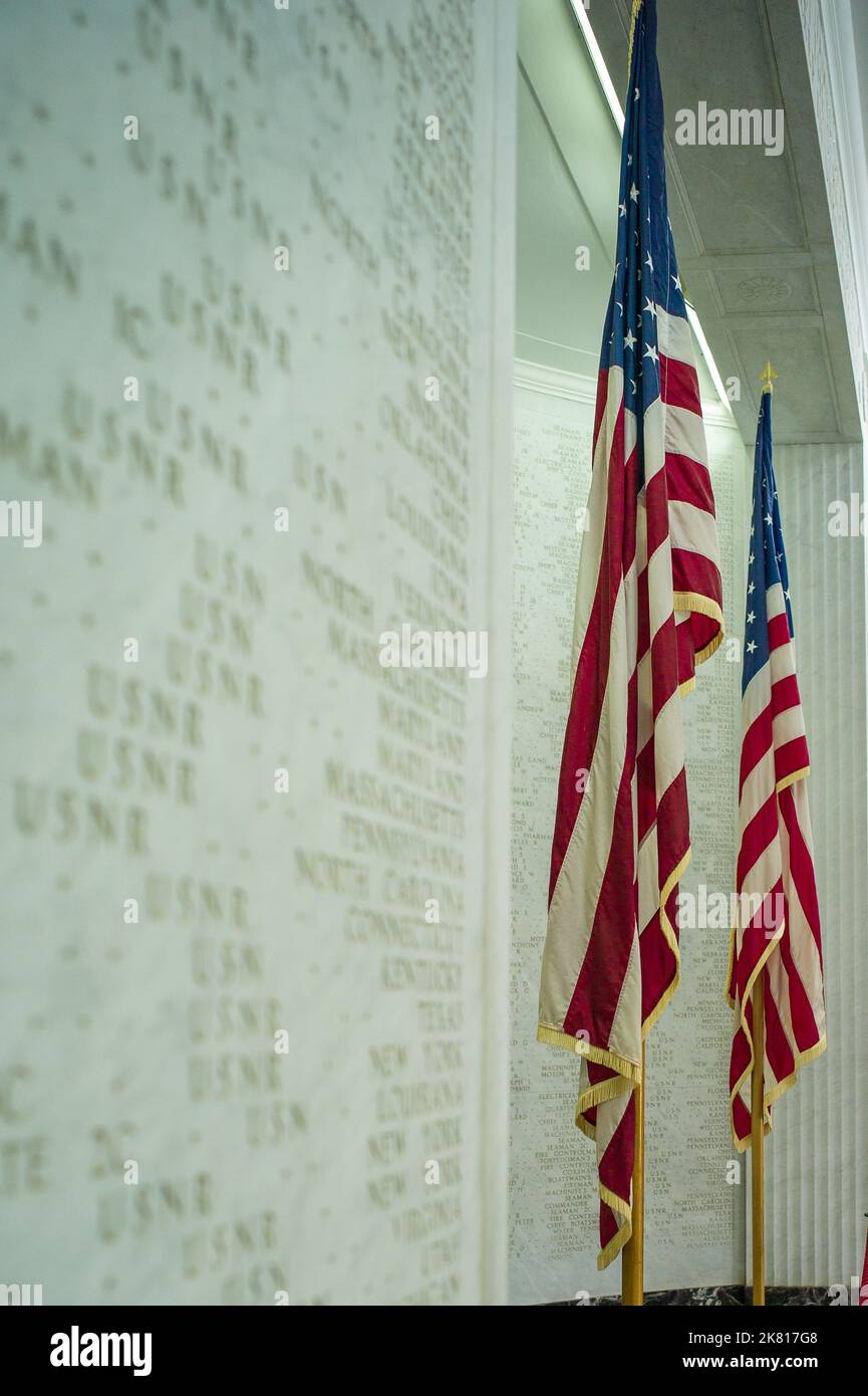 The World War II Sicily-Rome American Cemetery and Memorial site in ...