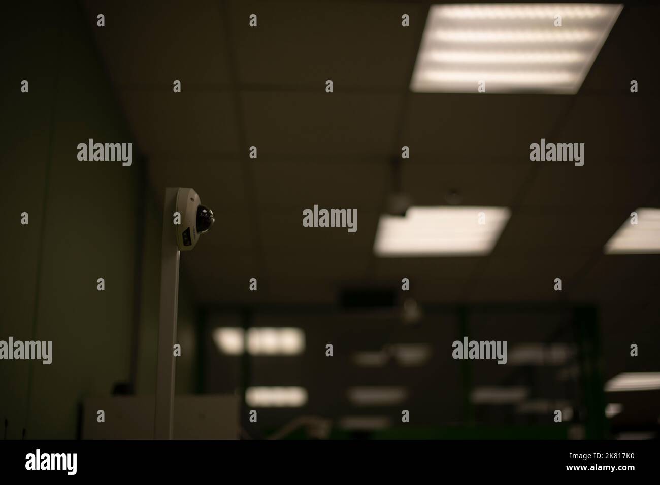 Round camera. In-store surveillance. Video recorder. Store Surveillance ...