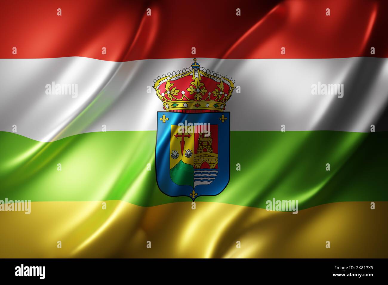 Flag of the region of la rioja hi-res stock photography and images - Alamy