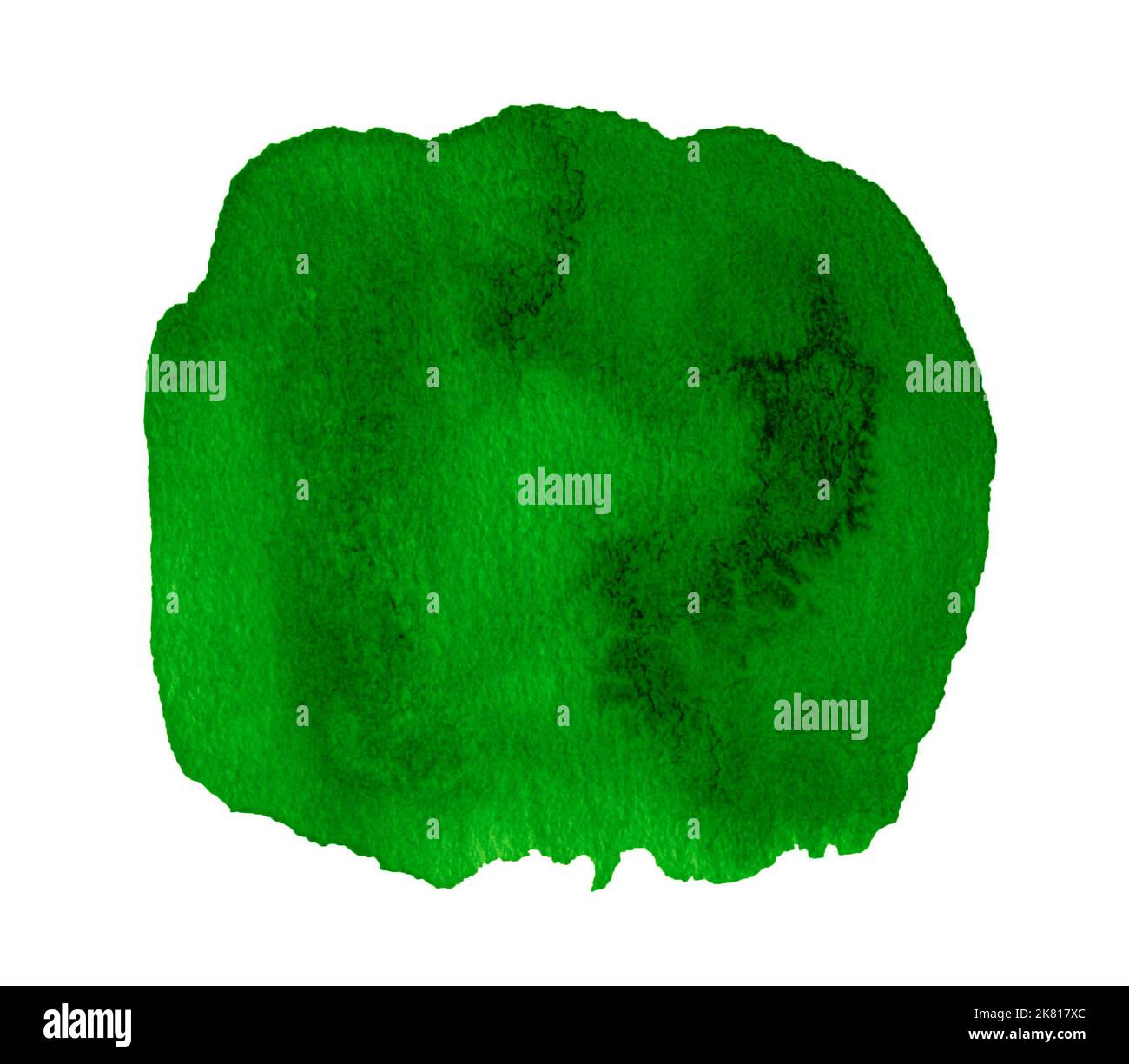Round watercolor frame drawn on paper Stock Photo - Alamy