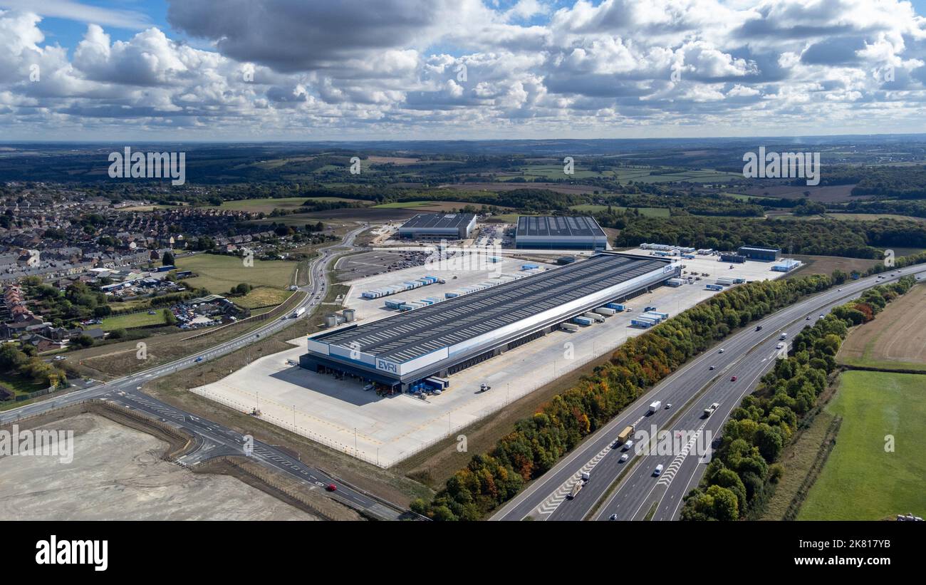 Barnsley Sheffield, 28th September 2022: Aerial drone photo of the ...