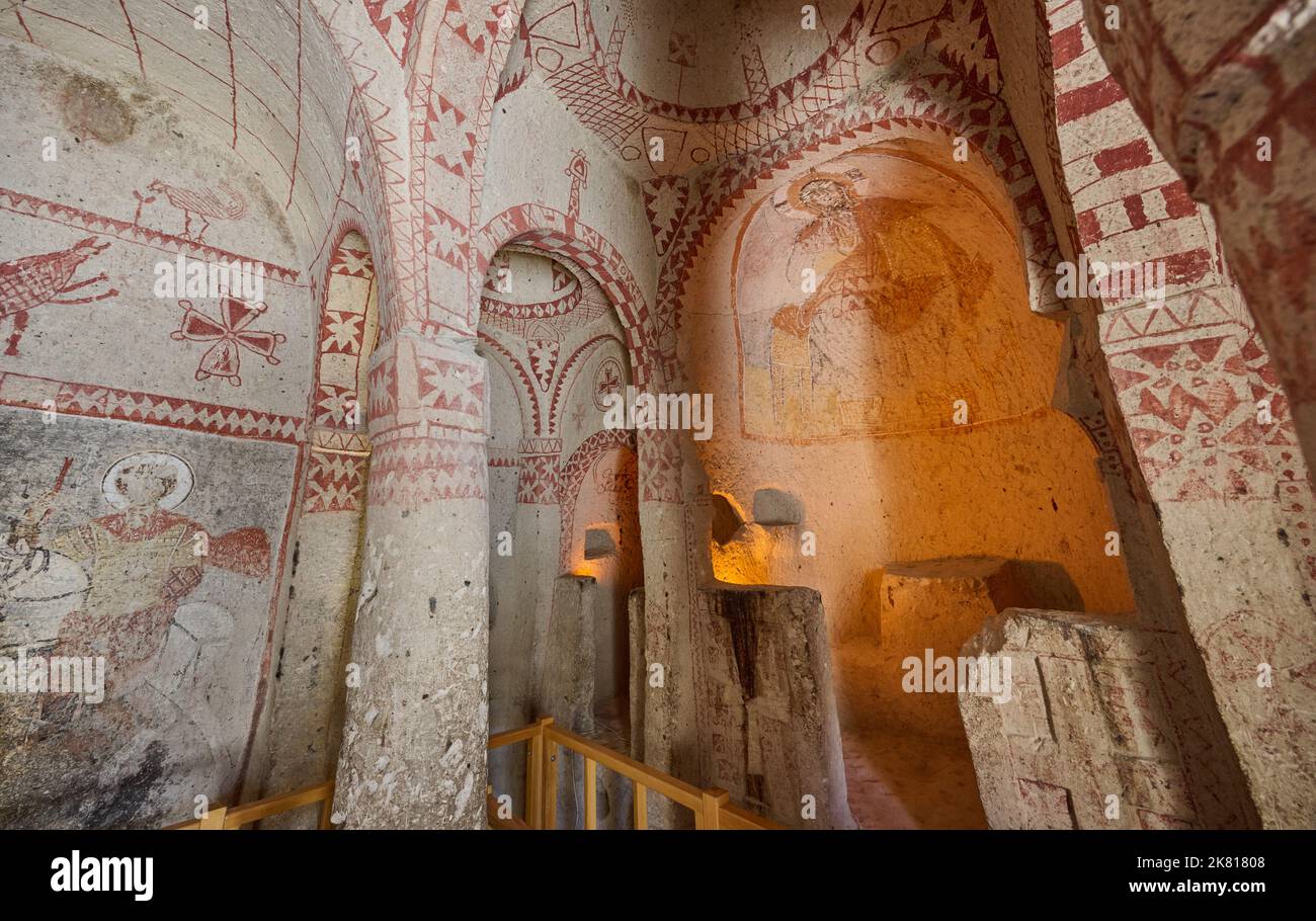 St. Basil Church, underground church in Goreme open air museum ...