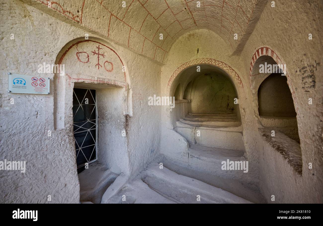 Pantocrator church, underground church in goreme open air museum ...