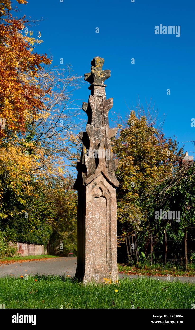 Former church pinnacle near to Shustoke church, Warwickshire, England ...