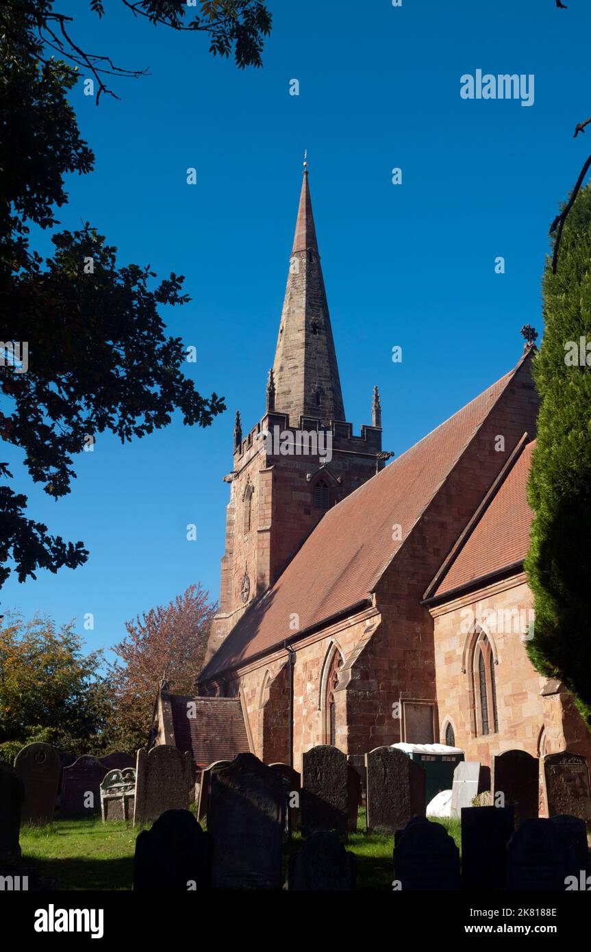 St. Cuthbert`s Church, Shustoke, Warwickshire, England, UK Stock Photo ...