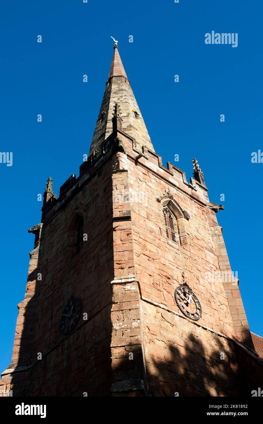 St. Cuthbert`s Church, Shustoke, Warwickshire, England, UK Stock Photo ...