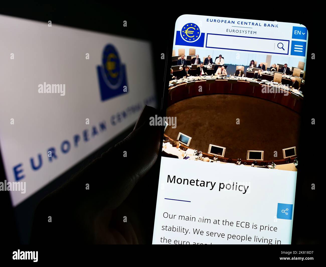 Ecb logo hi-res stock photography and images - Alamy