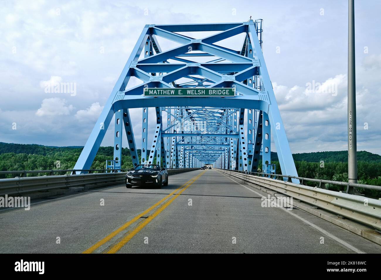 Matthew E. Welsh Memorial BrŸcke Ÿber den Ohio Fluss, Brandenburg ...