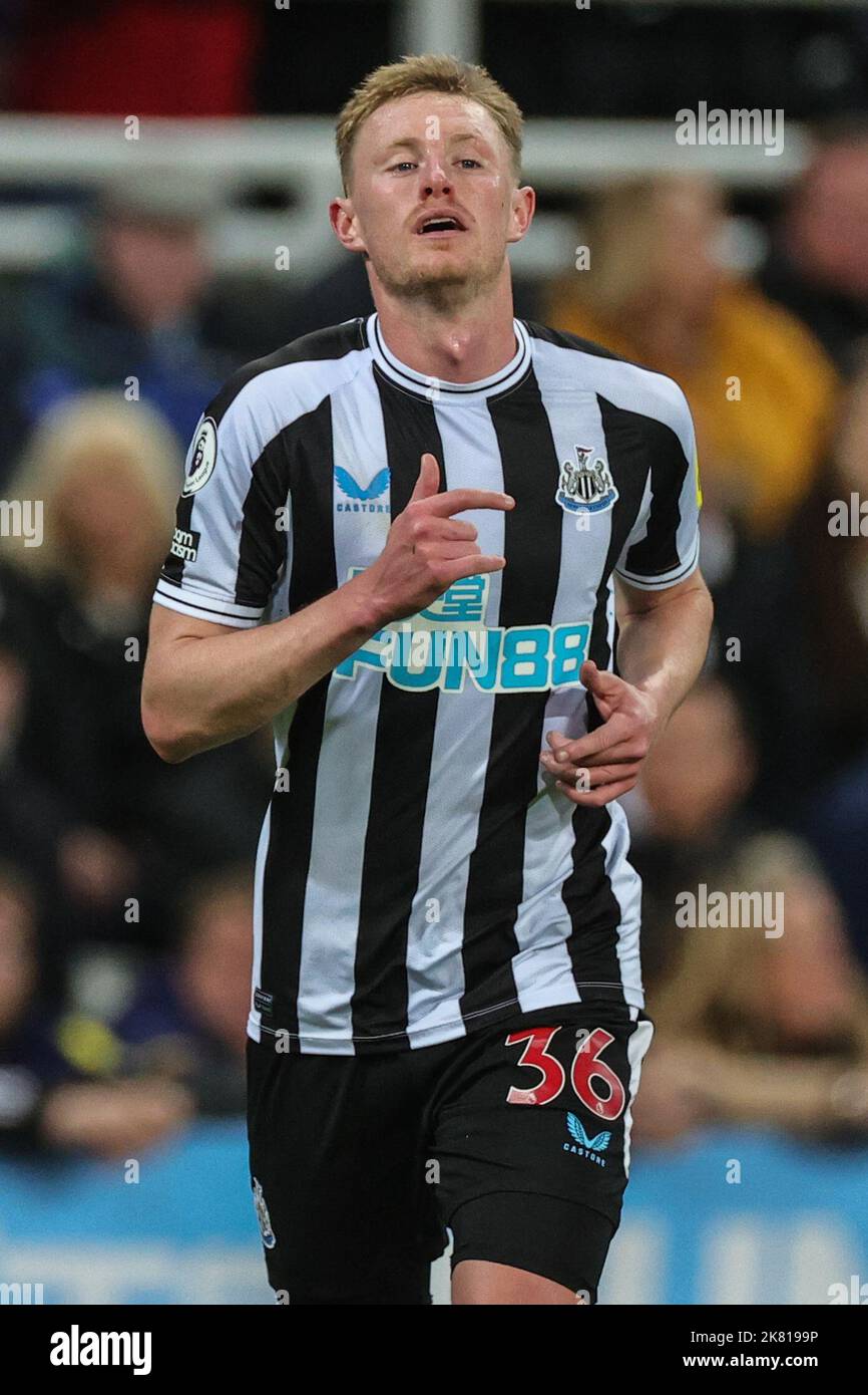 Sean Longstaff #36 of Newcastle United during the Premier League match ...