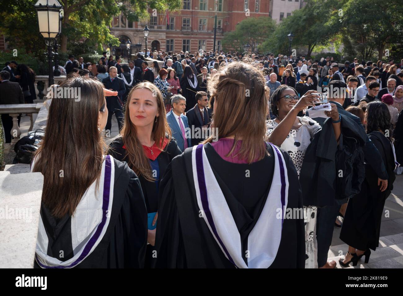Talented young graduates from Imperial College celebrate their ...
