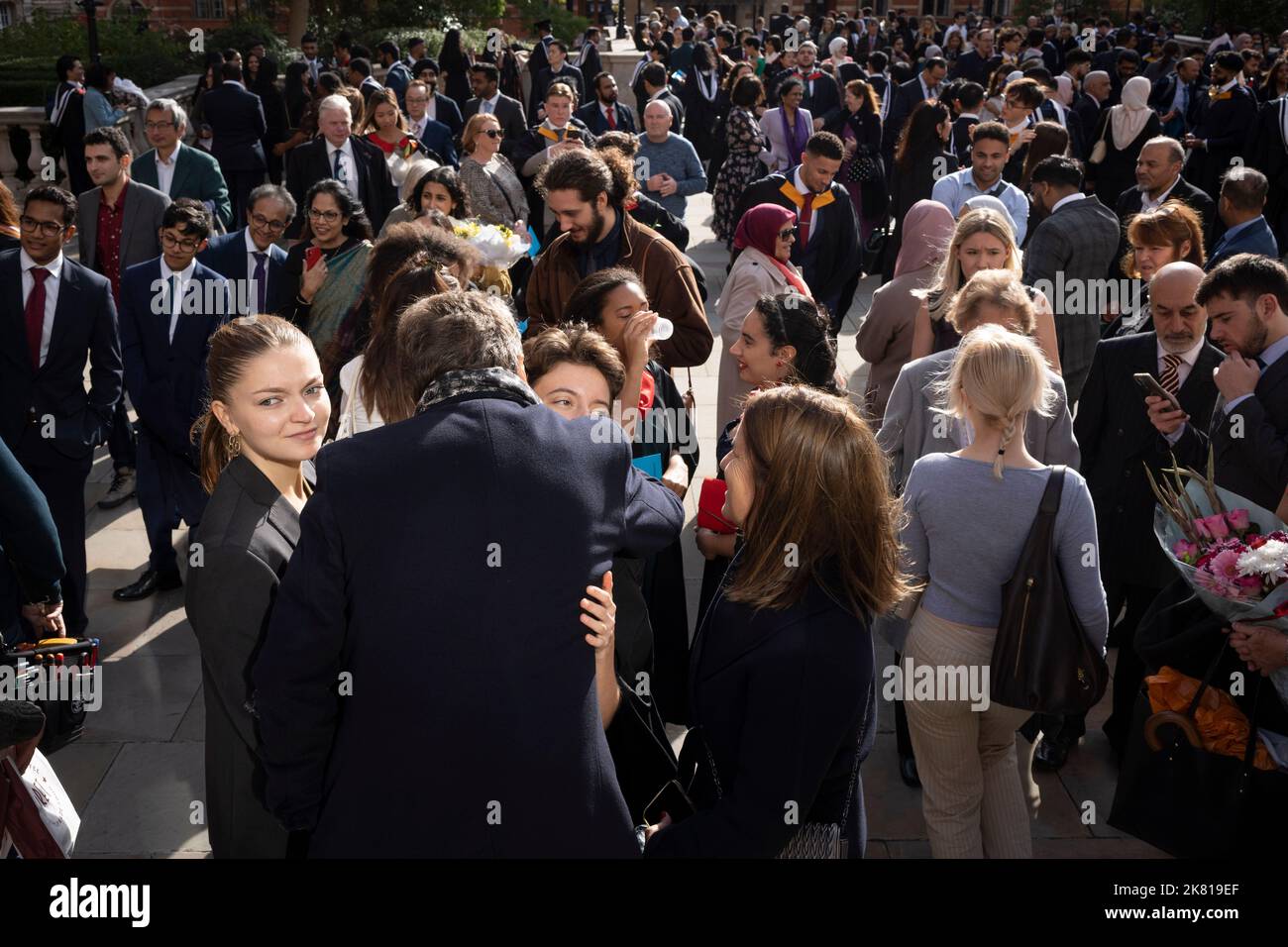 Talented young graduates from Imperial College celebrate their ...
