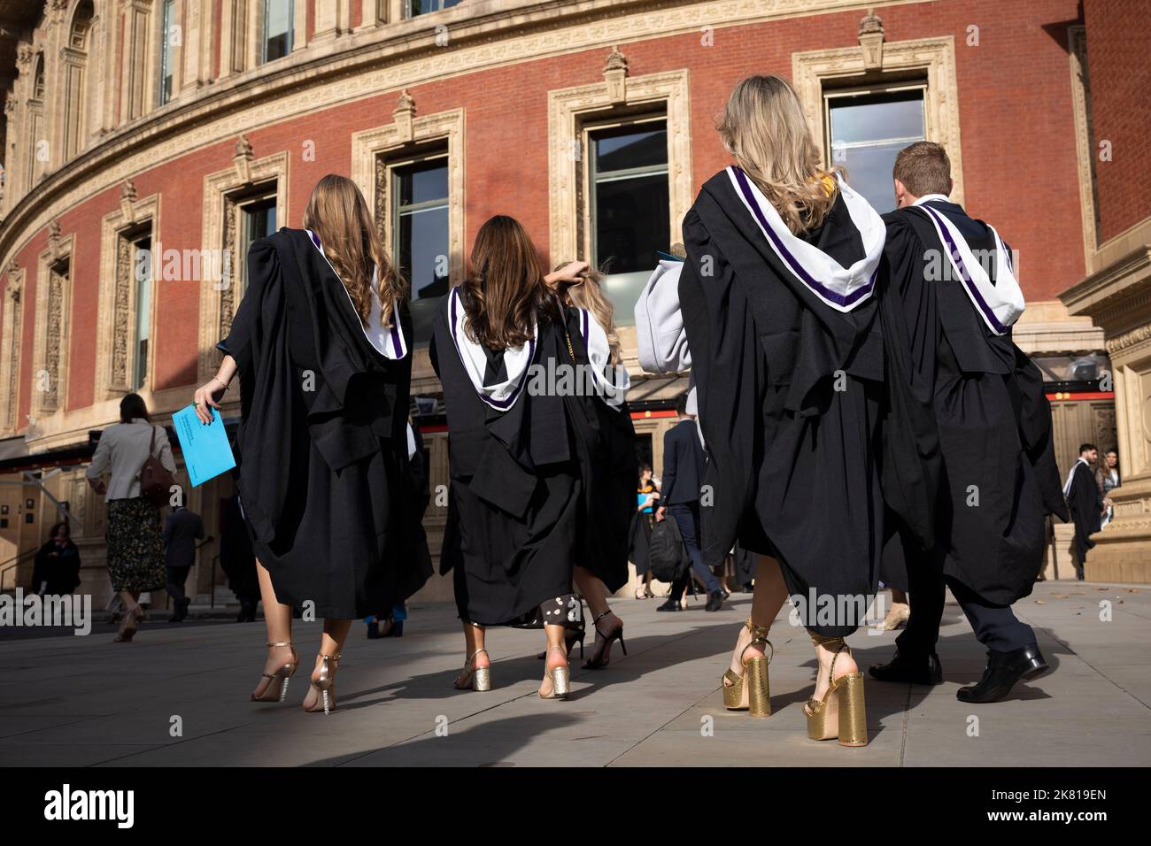 Talented young graduates from Imperial College London celebrate their ...