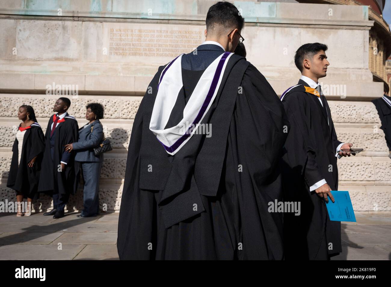 Talented young graduates from Imperial College celebrate their ...