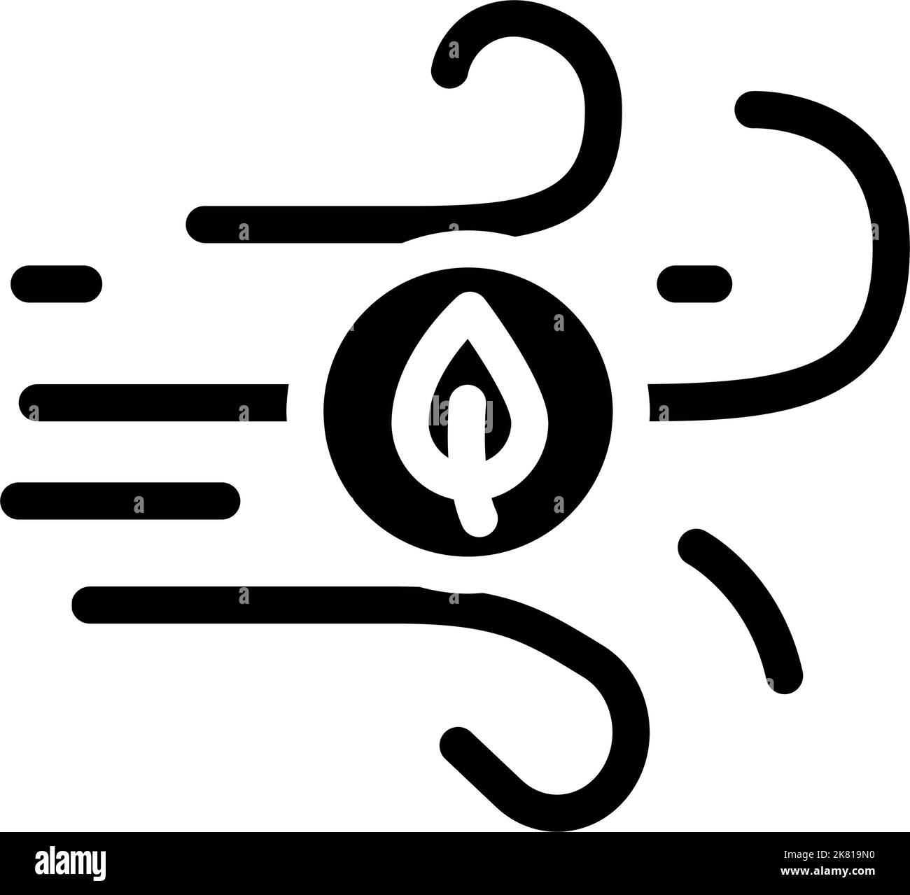 fresh air glyph icon vector illustration Stock Vector Image & Art - Alamy