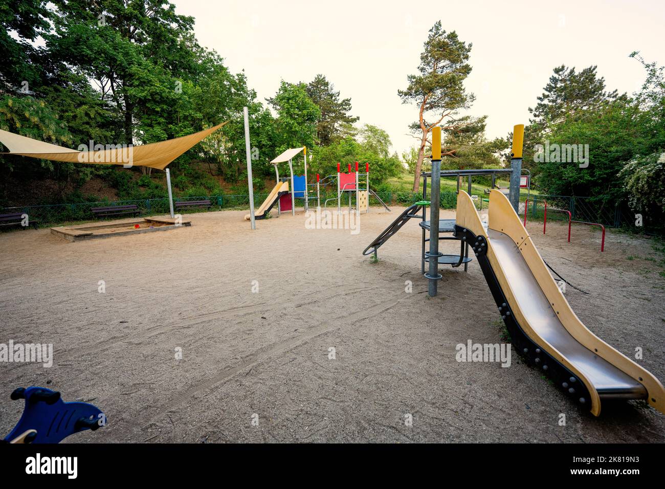 Children's playground toy set in public park Stock Photo - Alamy