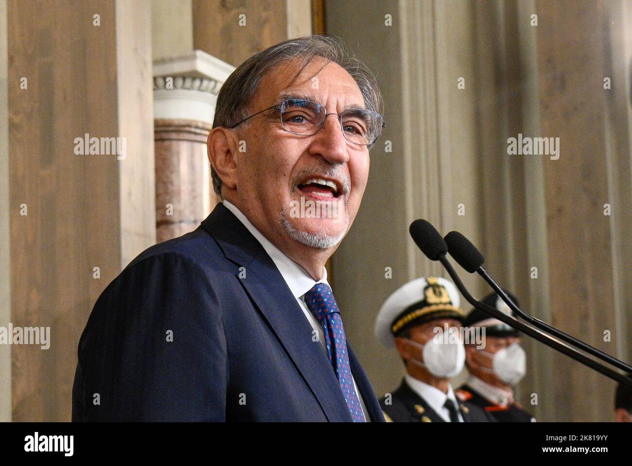 Roma, Italy. 20th Oct, 2022. Ignazio La Russa President of the Senate ...