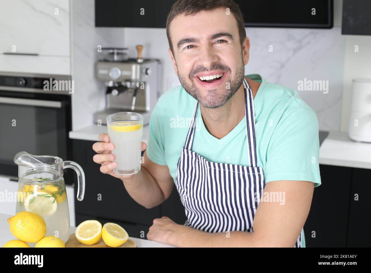 Home made mint lemonade hi-res stock photography and images - Alamy