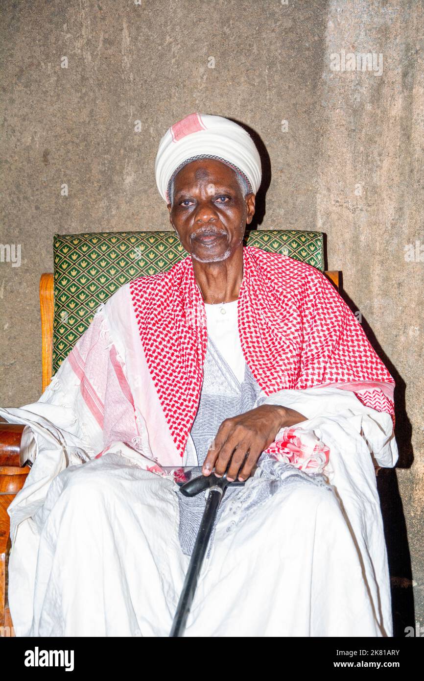 King of Birni, Baribas community in Republic of Benin Stock Photo - Alamy