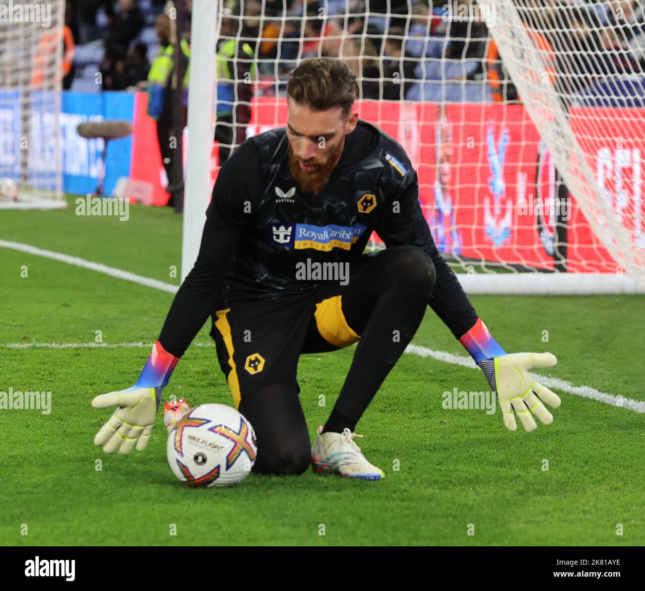 London ENGLAND - October 18: Wolverhampton Wanderers' Jose Sa during ...