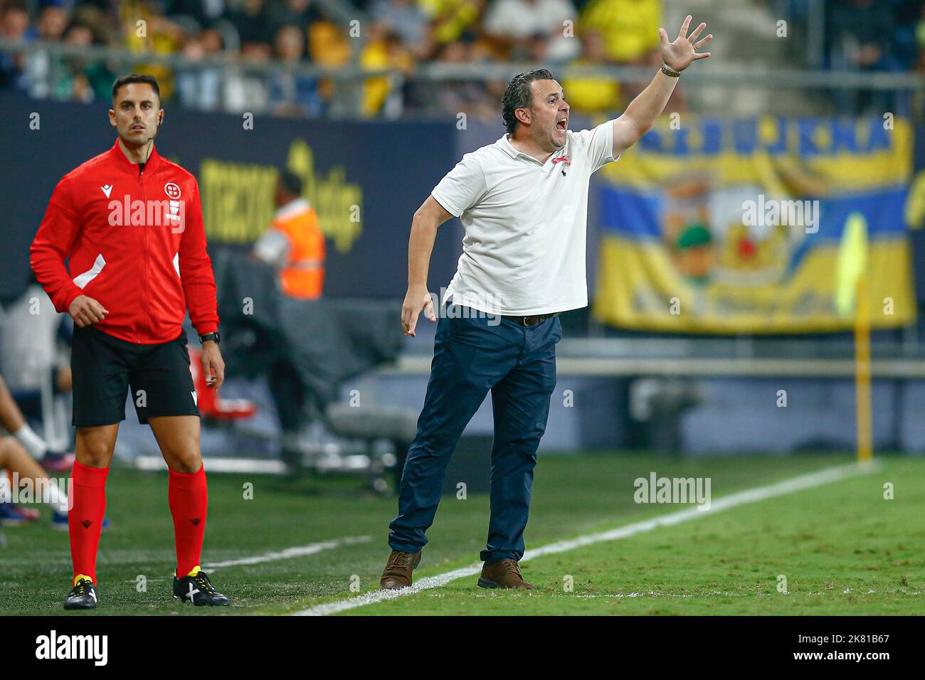 Cadiz CF head coach Sergio Gonzalez during the La Liga match between ...