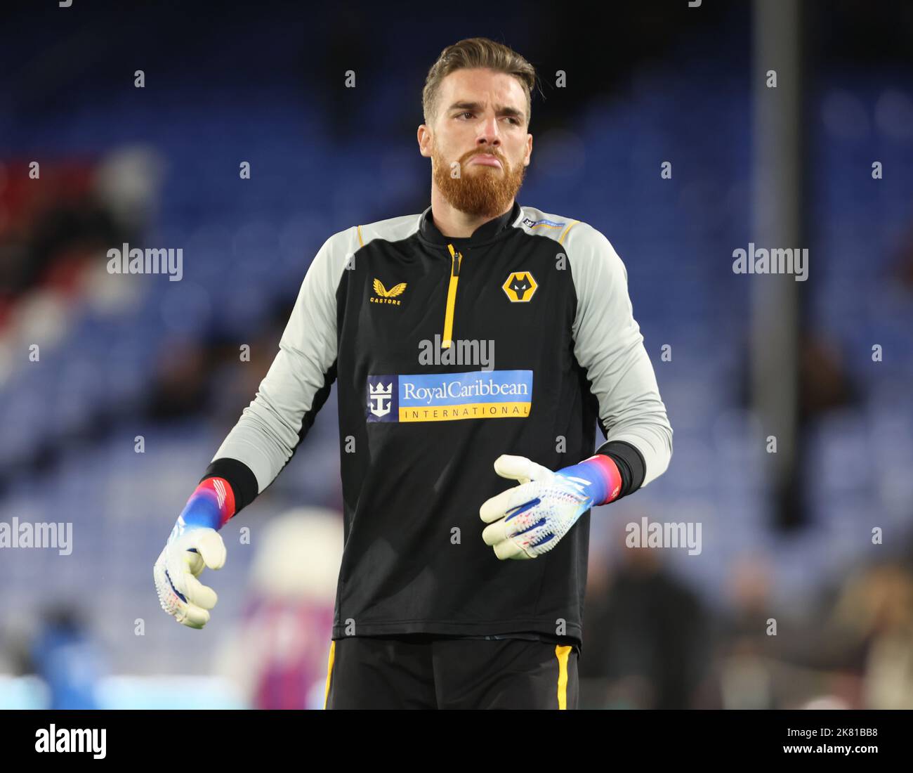 London ENGLAND - October 18:Wolverhampton Wanderers' Jose Sa during the ...