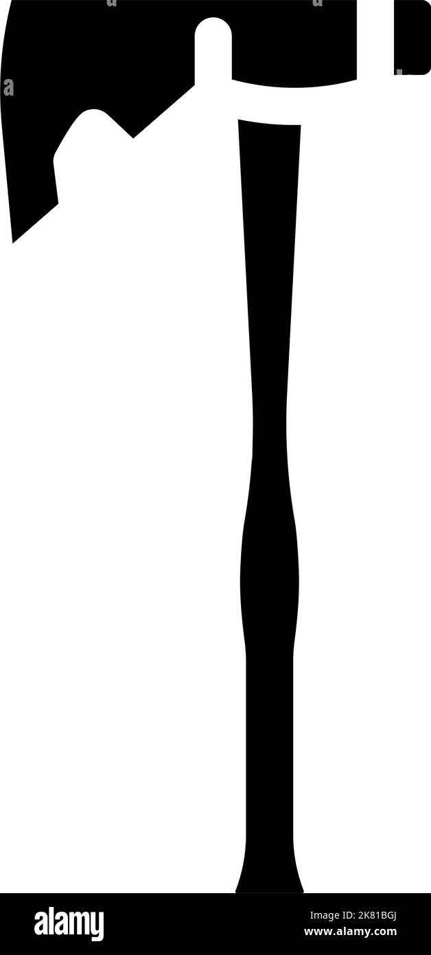 roofing axe blade glyph icon vector illustration Stock Vector Image ...