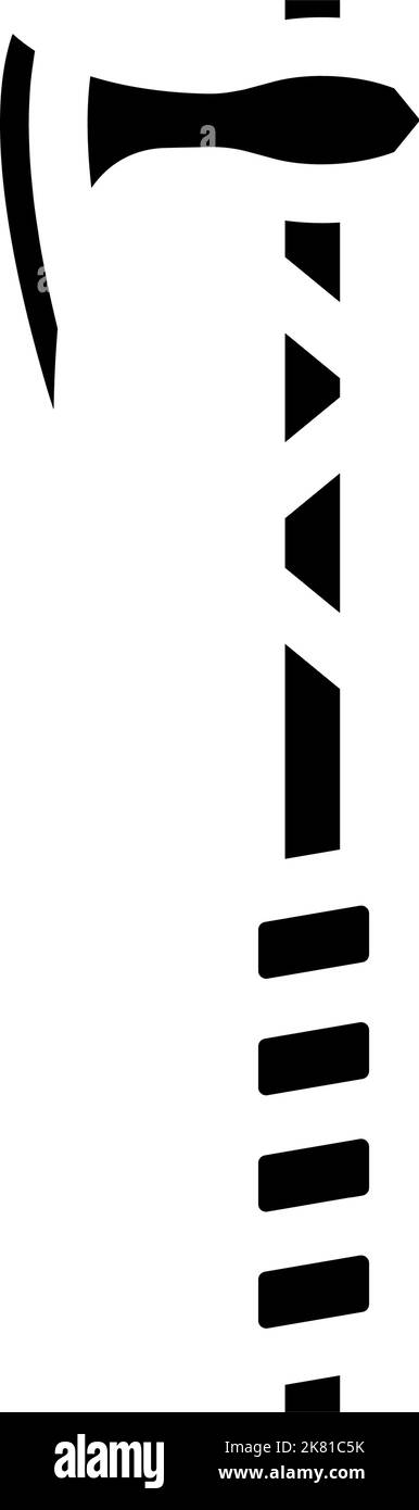 viking axe blade glyph icon vector illustration Stock Vector Image ...