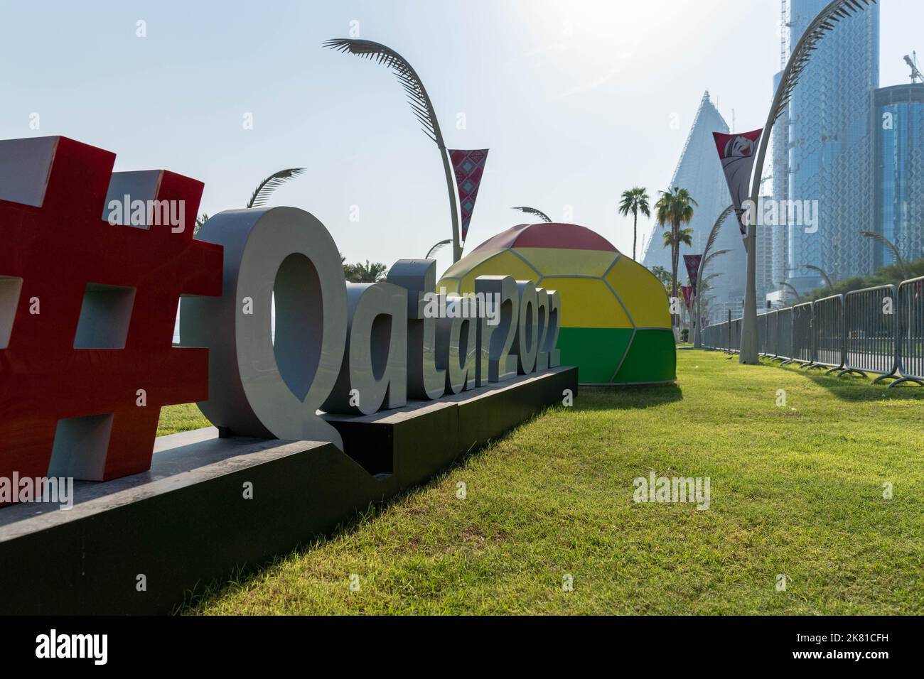 30 days to FIFA World Cup Qatar 2022, Doha, Qatar, October 20, 2022 ...