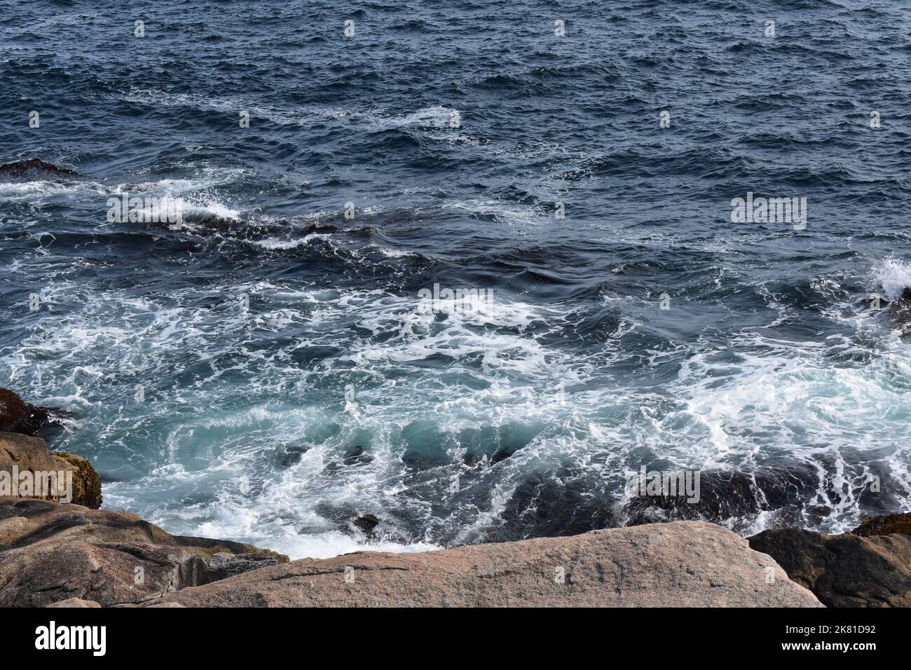 A scenic shot of a wavy sea surface for cool background Stock Photo - Alamy