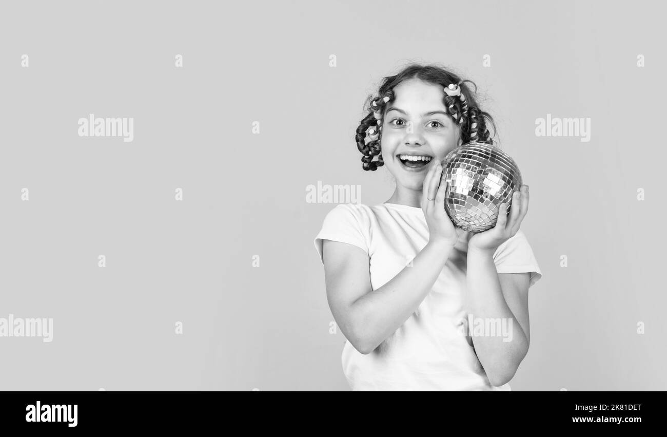 Night club. Hairdresser salon. Fancy teen. Hairstyle for disco party ...