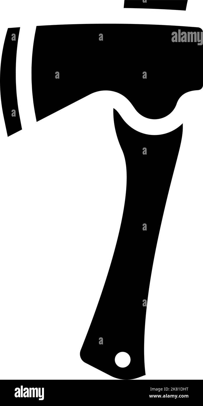 hatchet hatchet glyph icon vector illustration Stock Vector Image & Art ...