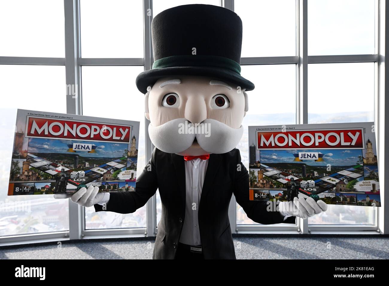 Mr Monopoly Man Holding Money