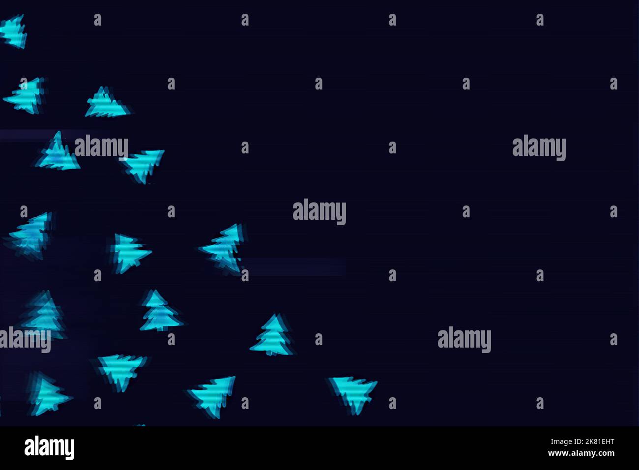 Cyber Xmas Motion Glitch interlaced Distorted textured futuristic ...