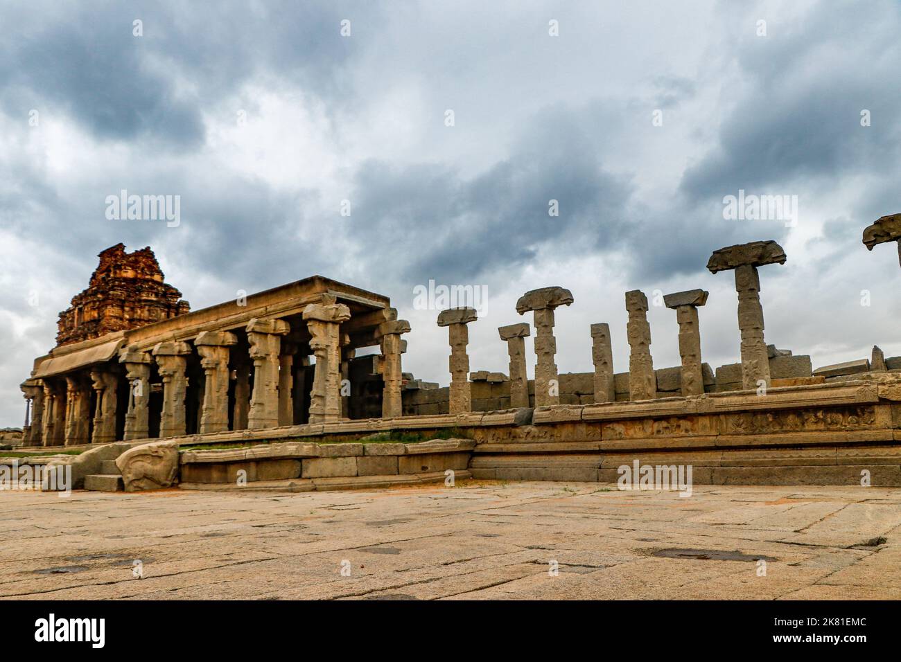 Hampi is a UNESCO World Heritage Site, owing to the ancient temples ...