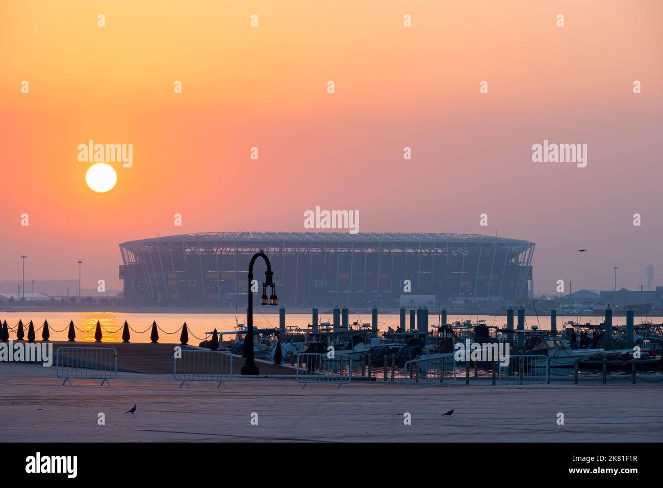 The Stadium 974, in the Ras Abu Aboud region in Doha, Qatar, built for ...