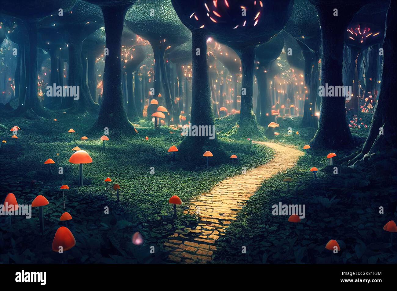 Mushroom fantasy hi-res stock photography and images - Alamy