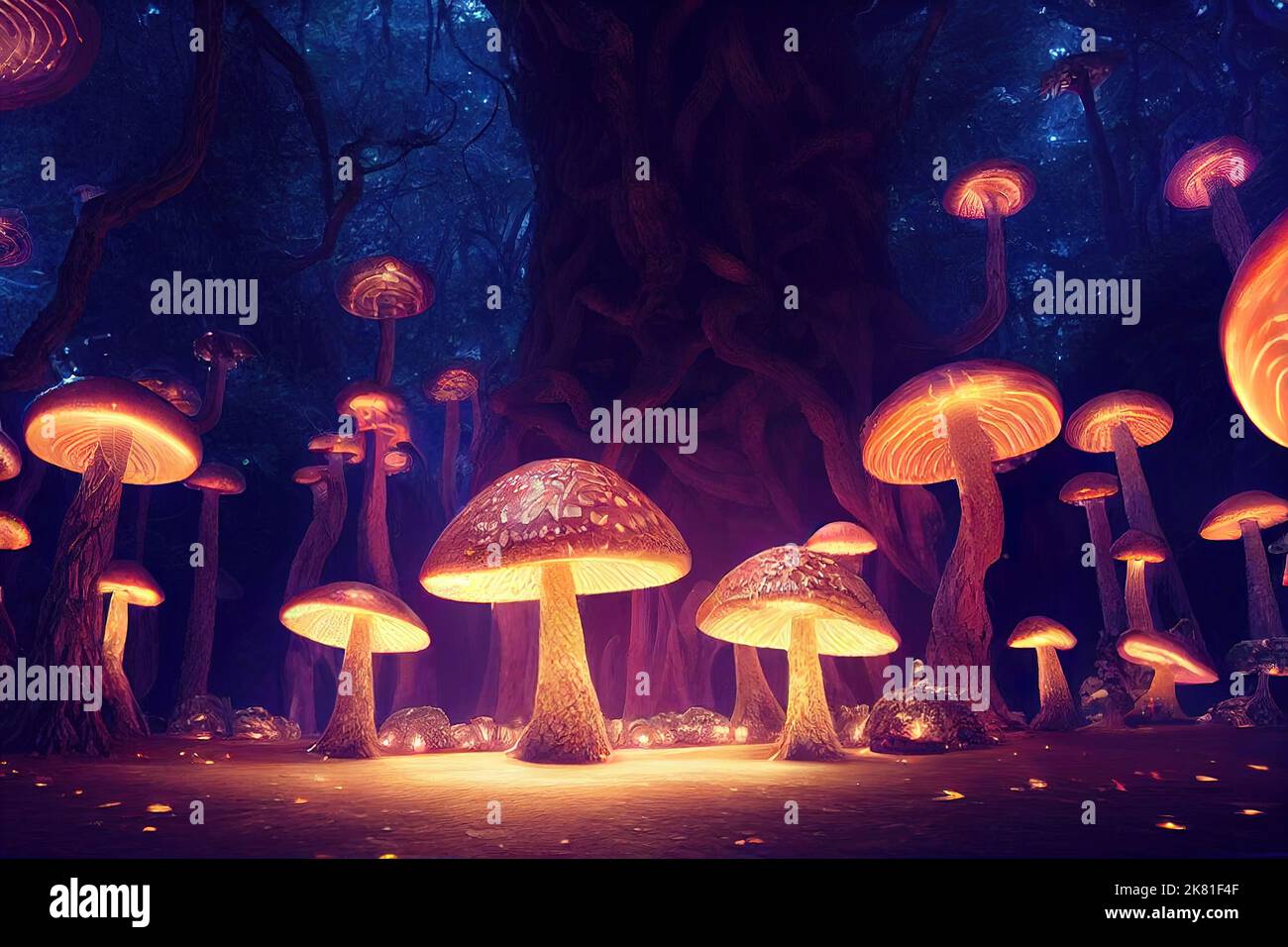 Mushroom fantasy hi-res stock photography and images - Alamy