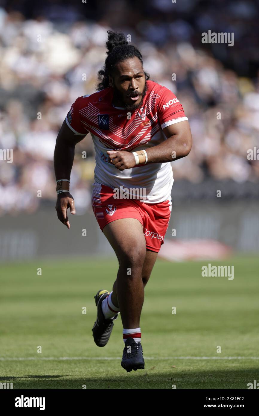 File photo dated 14-08-2022 of Agnatius Paasi. Tongan prop Agnatius ...