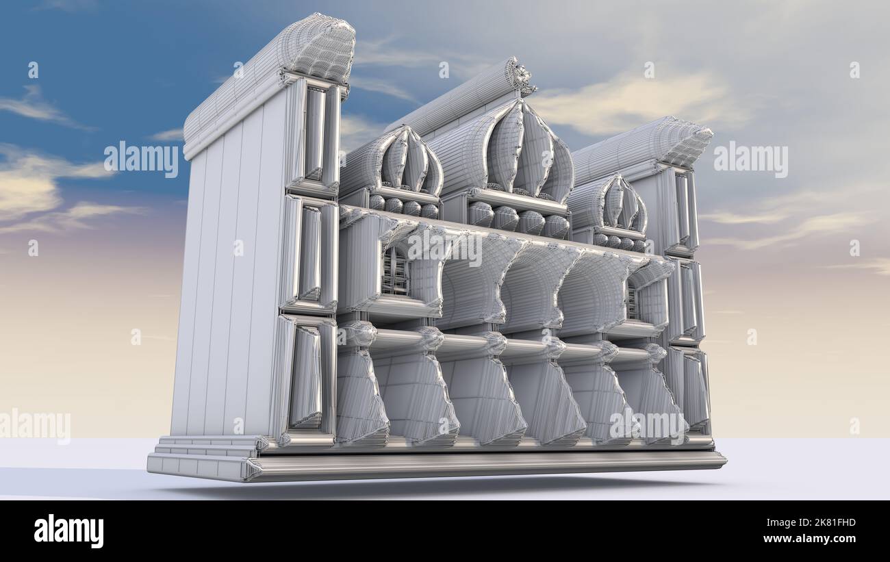 This 3D Illustration is presented in a very high resolution for ...