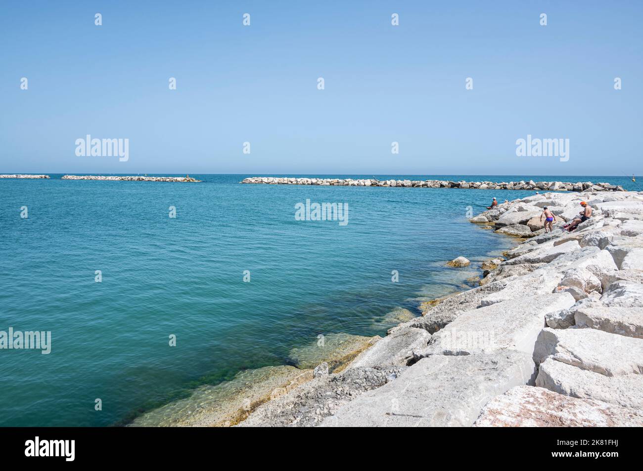 Fano italy beach hi-res stock photography and images - Alamy