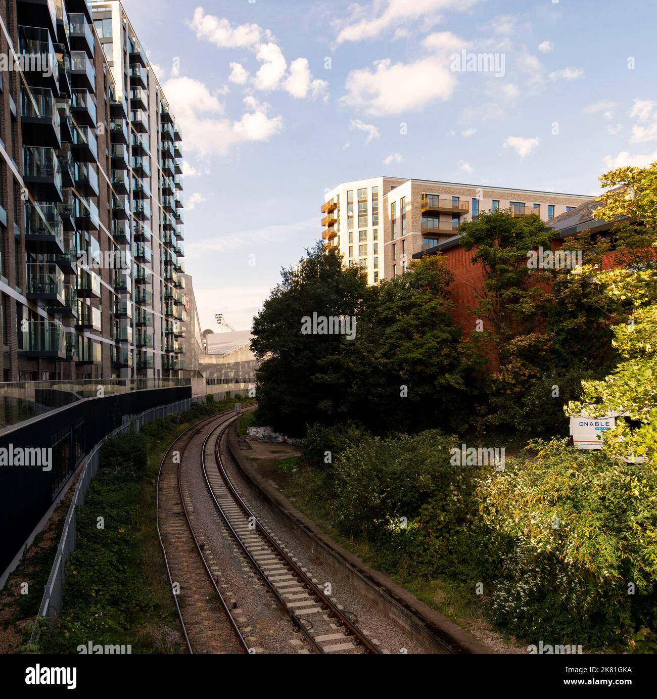 View from Kew Bridge, over the River Thames, Kew, West London, UK ...
