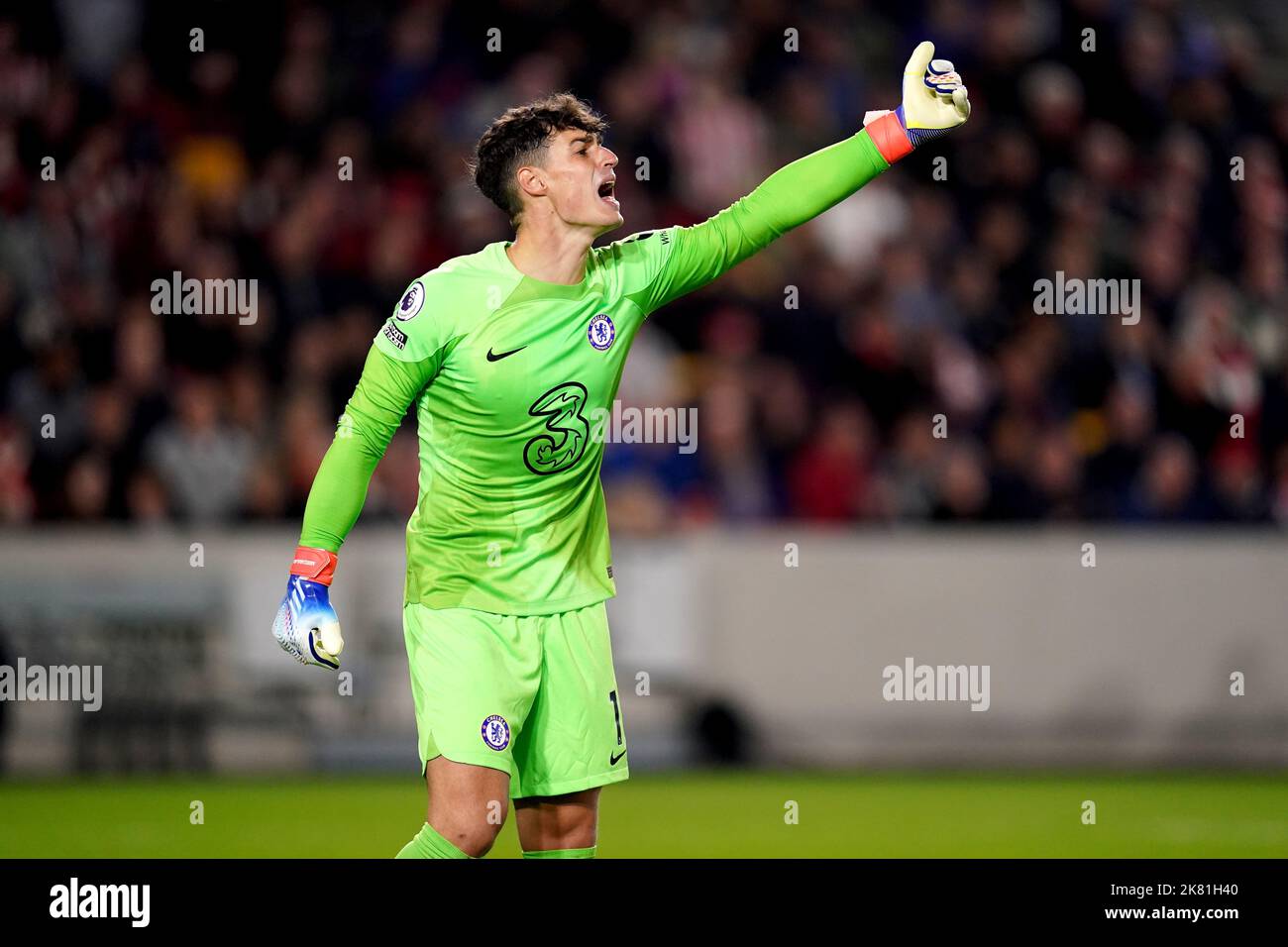 Chelsea goalkeeper Kepa Arrizabalaga during the Premier League match at ...