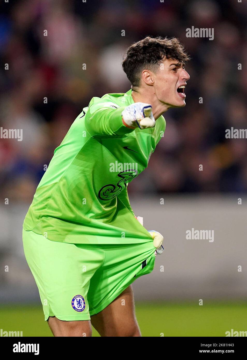 Chelsea goalkeeper Kepa Arrizabalaga during the Premier League match at ...