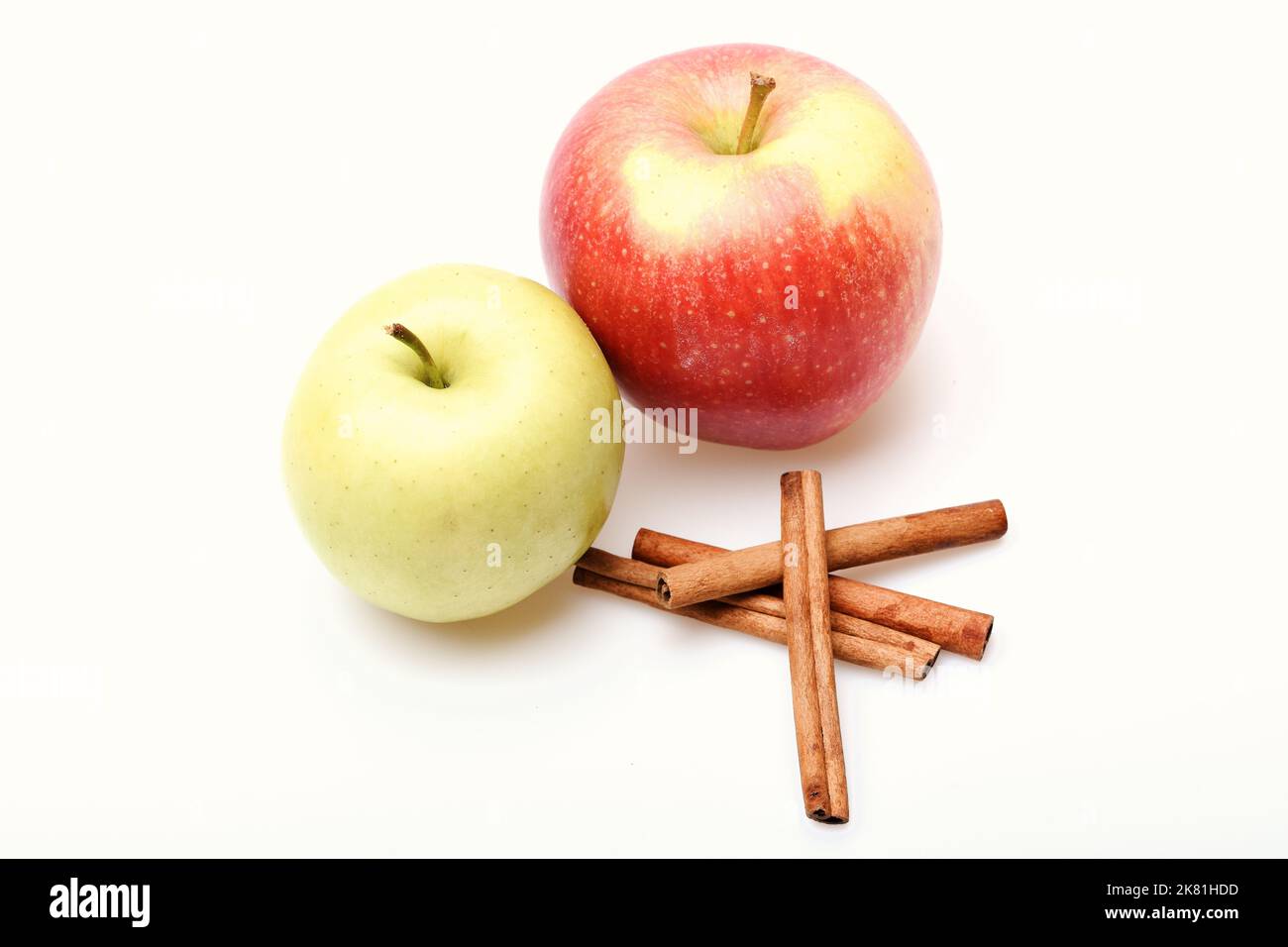 Composition of apples and rustic entourage. Eco style Stock Photo - Alamy