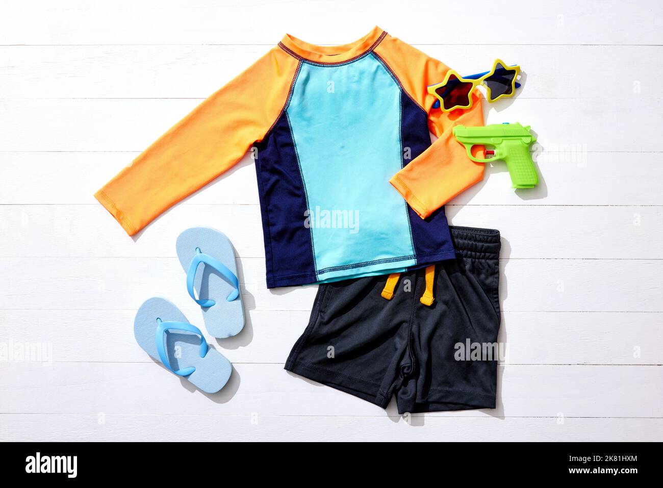 Summer related objects Stock Photo - Alamy