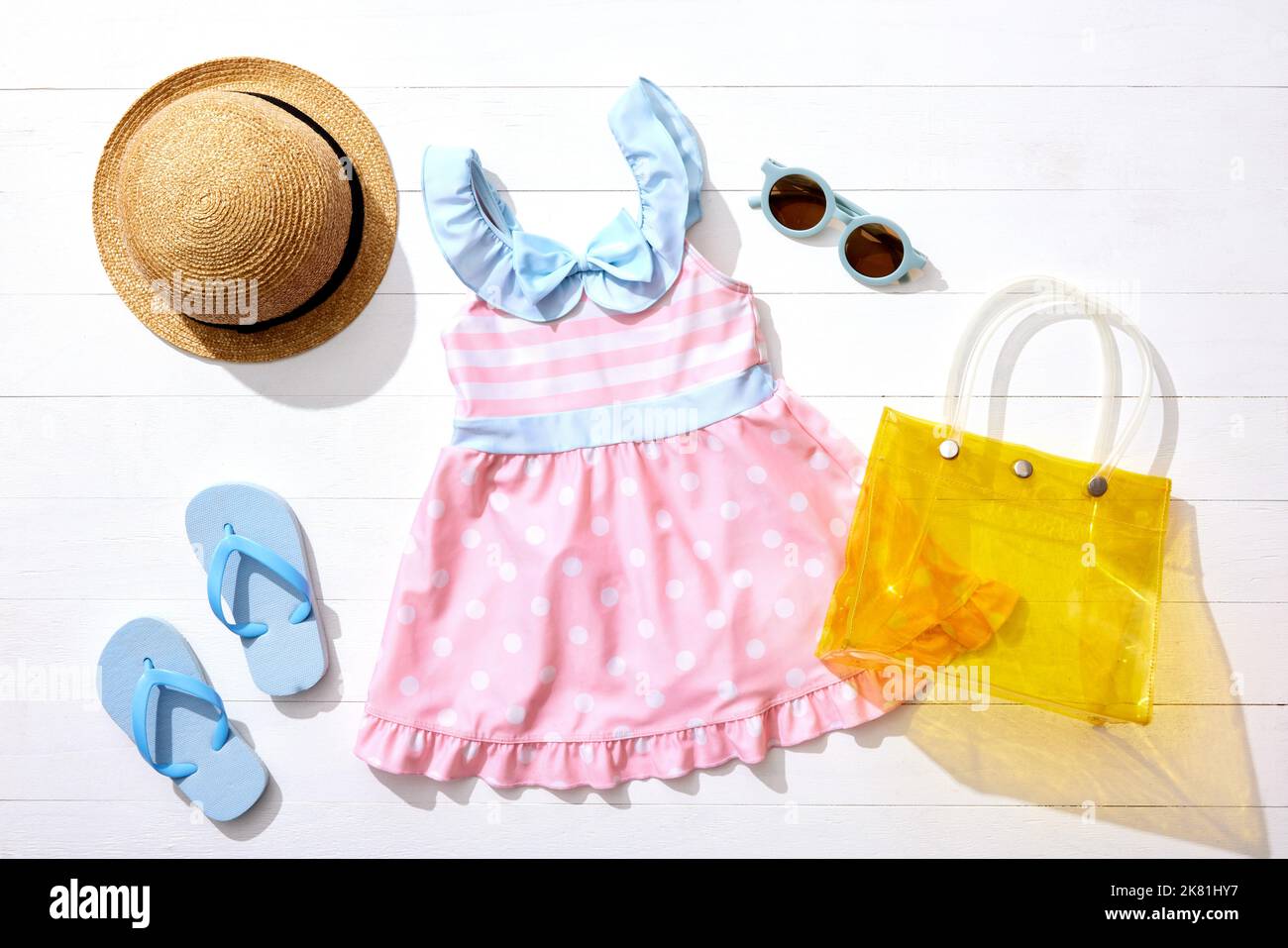 Summer related objects Stock Photo - Alamy