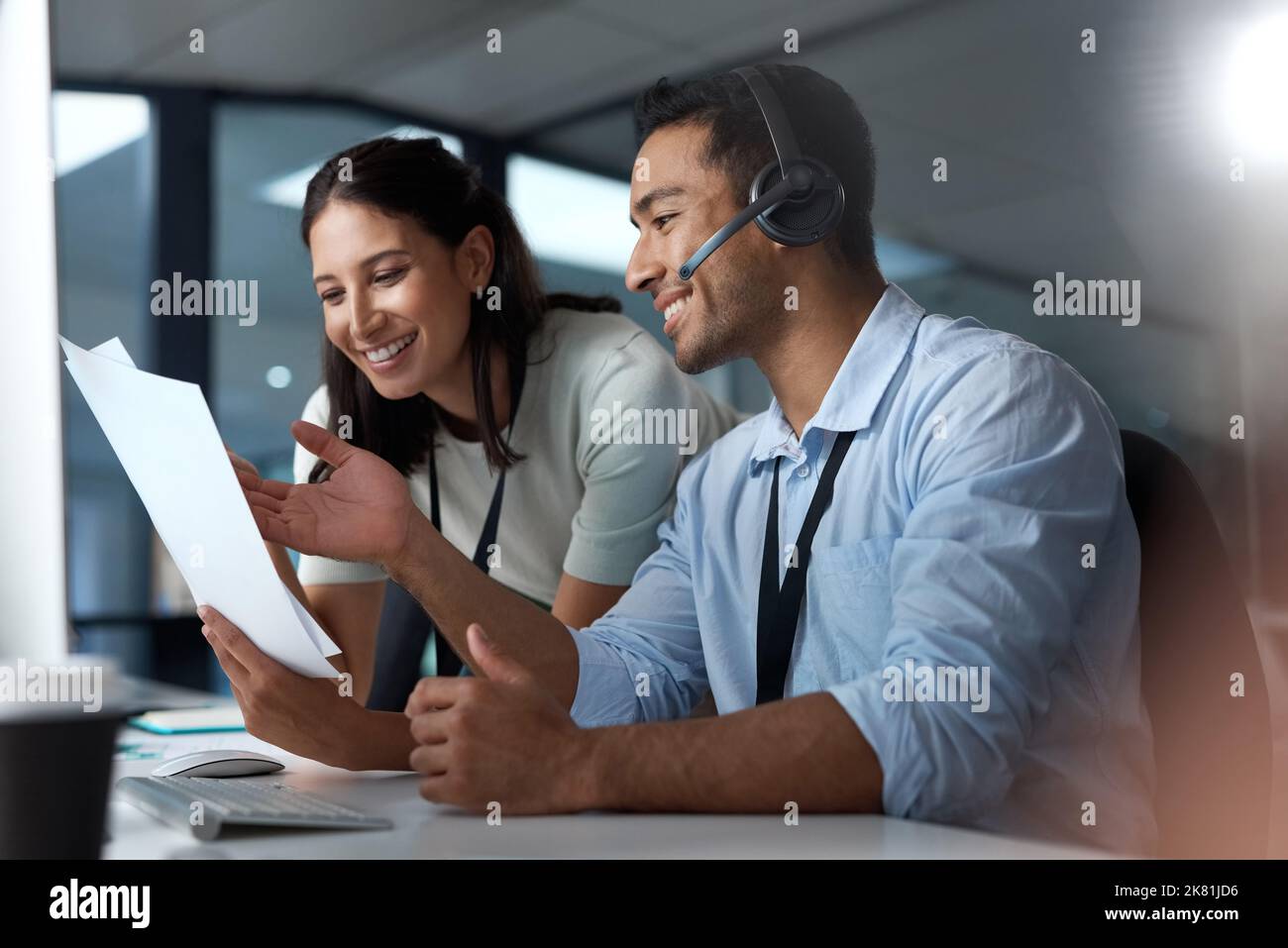 Double the skill, double the reward. a young man and woman reading a ...