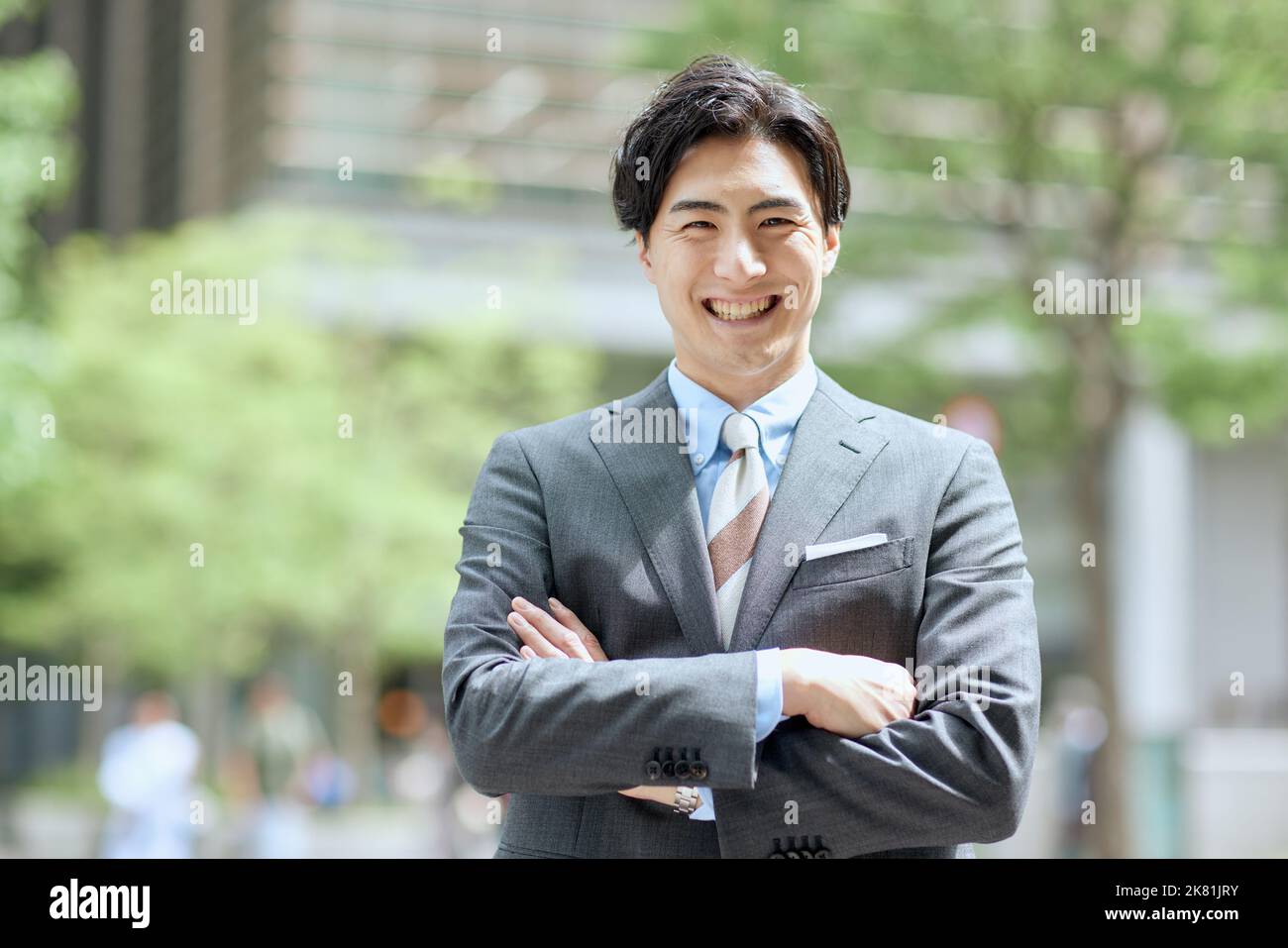Japanese businessman portrait Stock Photo - Alamy